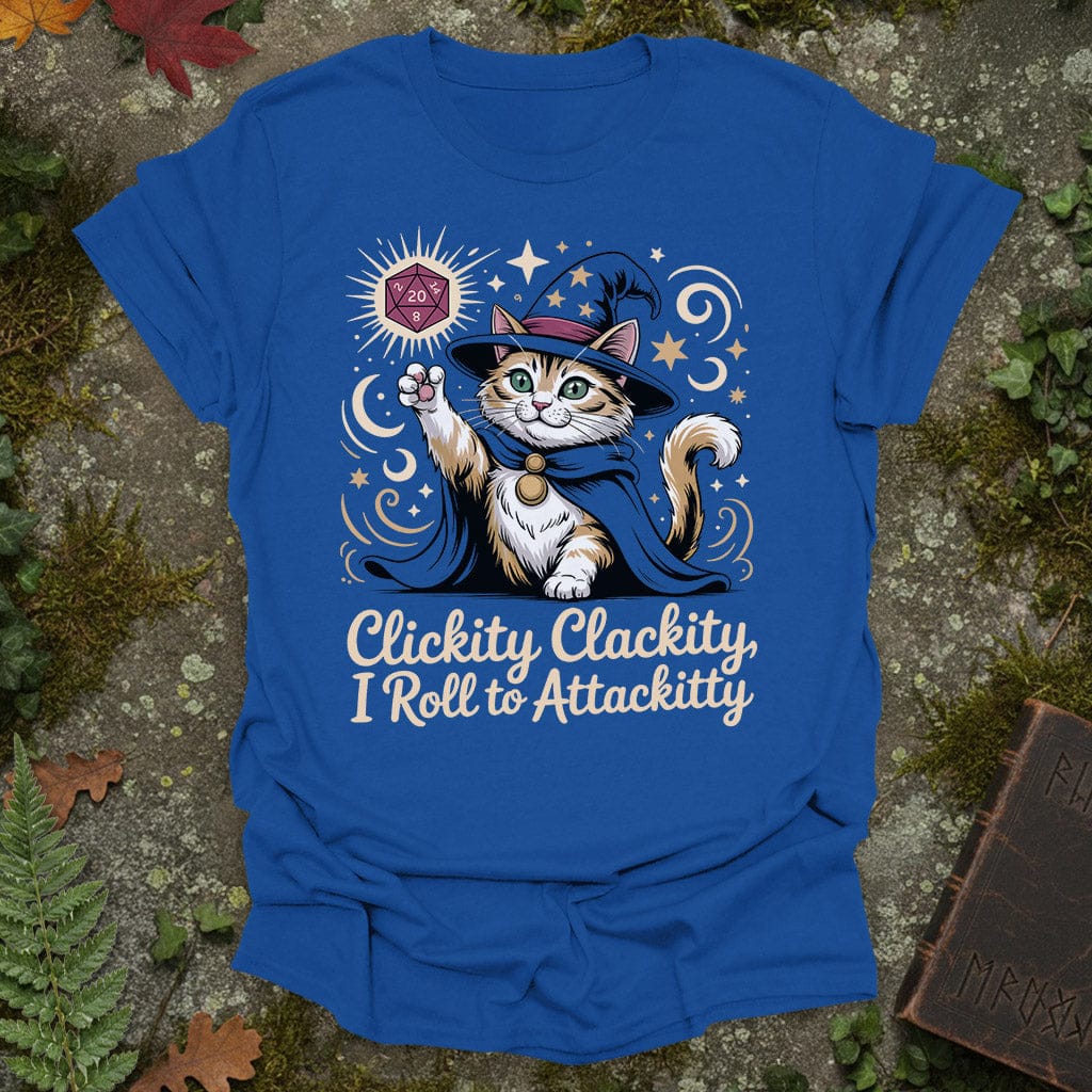 Clickity Clackity Attackitty – T-Shirt – DEETWENTEES